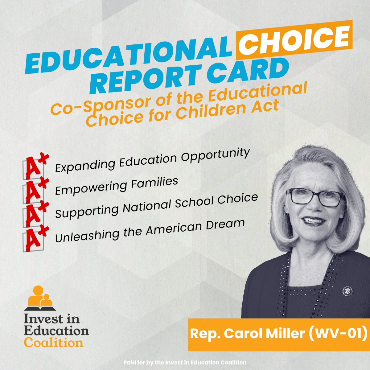 West Virginia Rep. Miller Endorsed by National School Choice Advocates ...